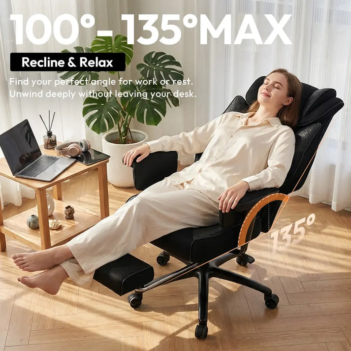 Dowinx QL-66B3 Big & Tall Boss Chair – Massage Office Chair 400lbs ...