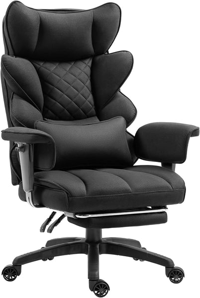 Dowinx Big and Tall Office Chair, High Back, Lumbar Support, Footrest ...